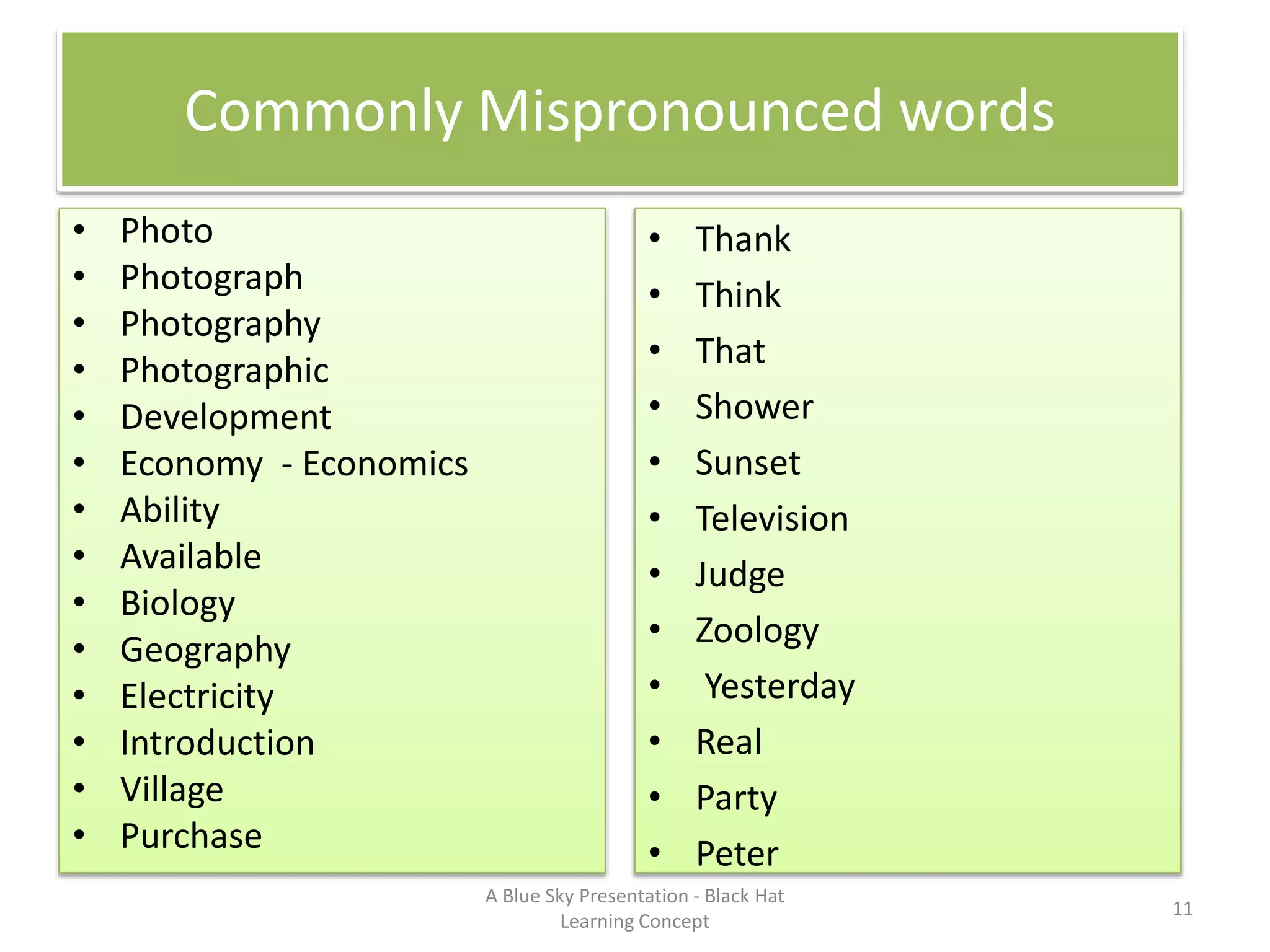 Accent neutralization training part 2 | PPTX