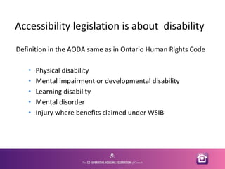 Accent On Accessibility AODA | PPT