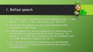 Accents and dialects in UK: Ireland | PPTX