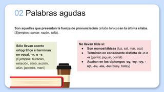 Reglas de acentuación power point presentación powerpoint | PPTX
