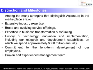 Accenture Organisation Profile | PPT