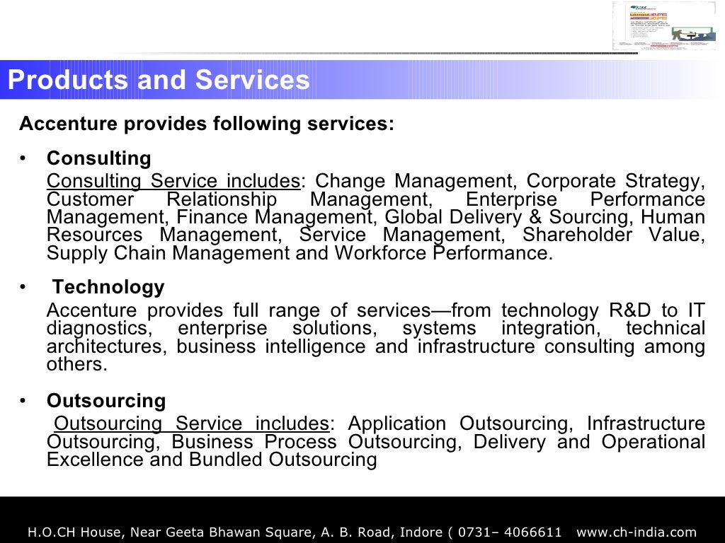 Accenture Organisation Profile