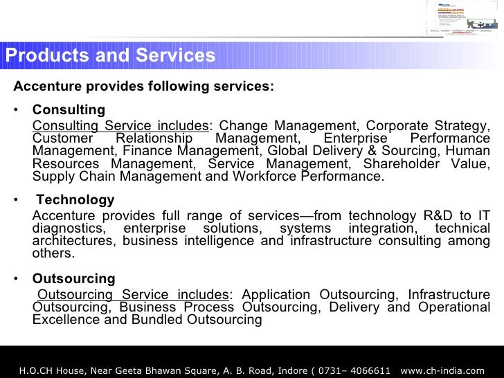 Accenture Organisation Profile