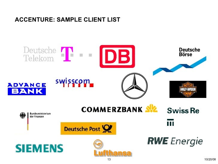Accenture：管理咨询经典