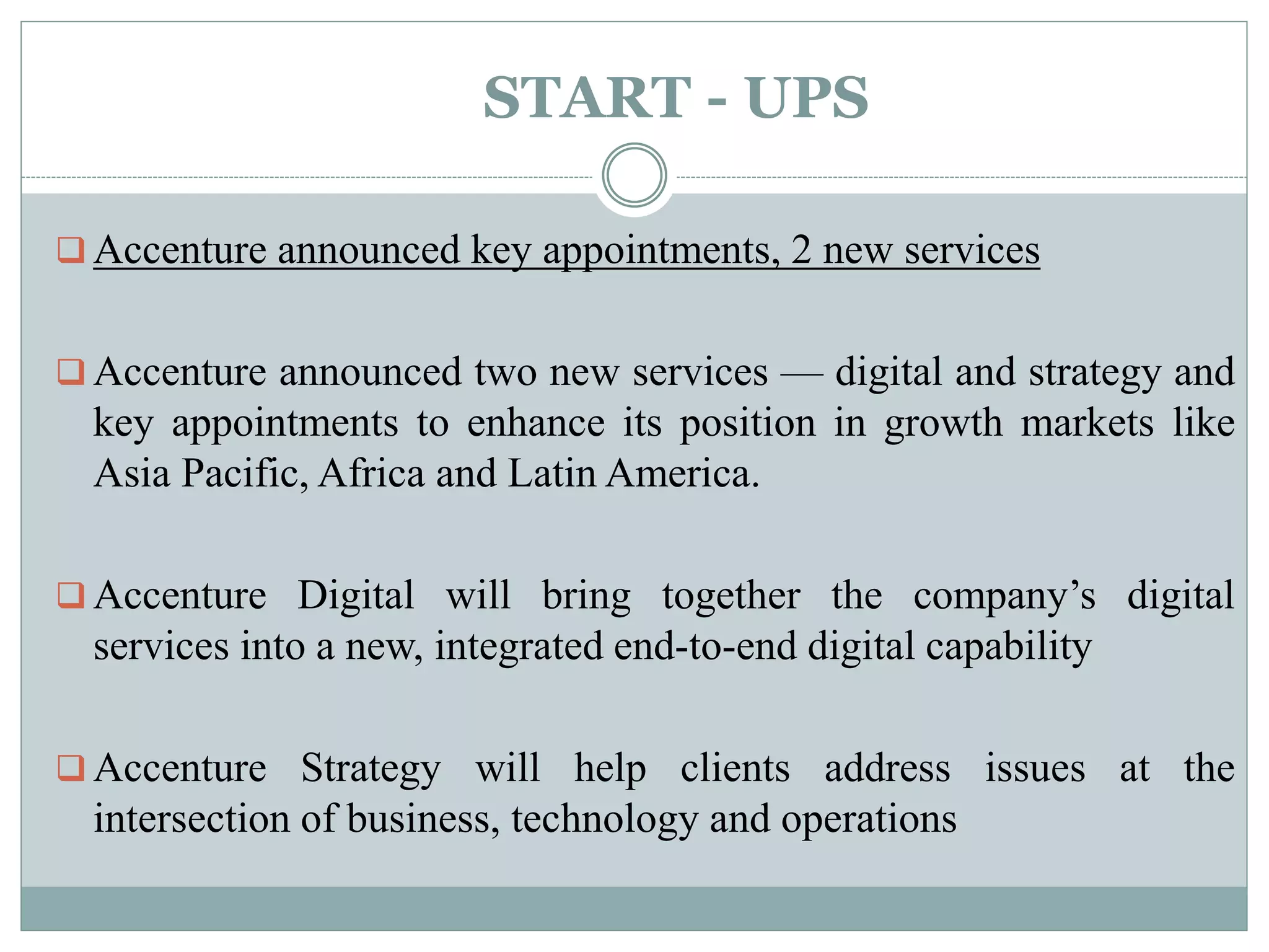Accenture company details | PPTX | Management Consulting Industry ...