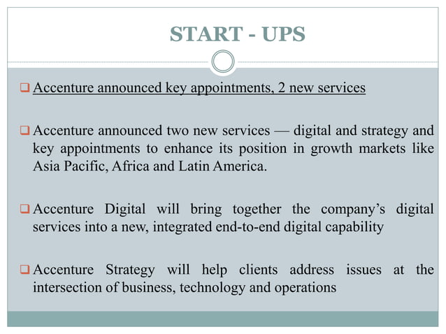 Accenture company details | PPTX | Management Consulting Industry ...