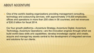 Accenture brief overview | PPTX
