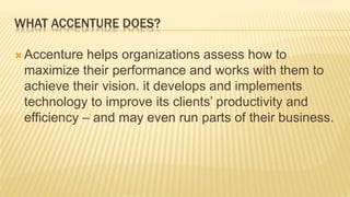 Accenture brief overview | PPTX