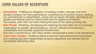 Accenture brief overview | PPTX