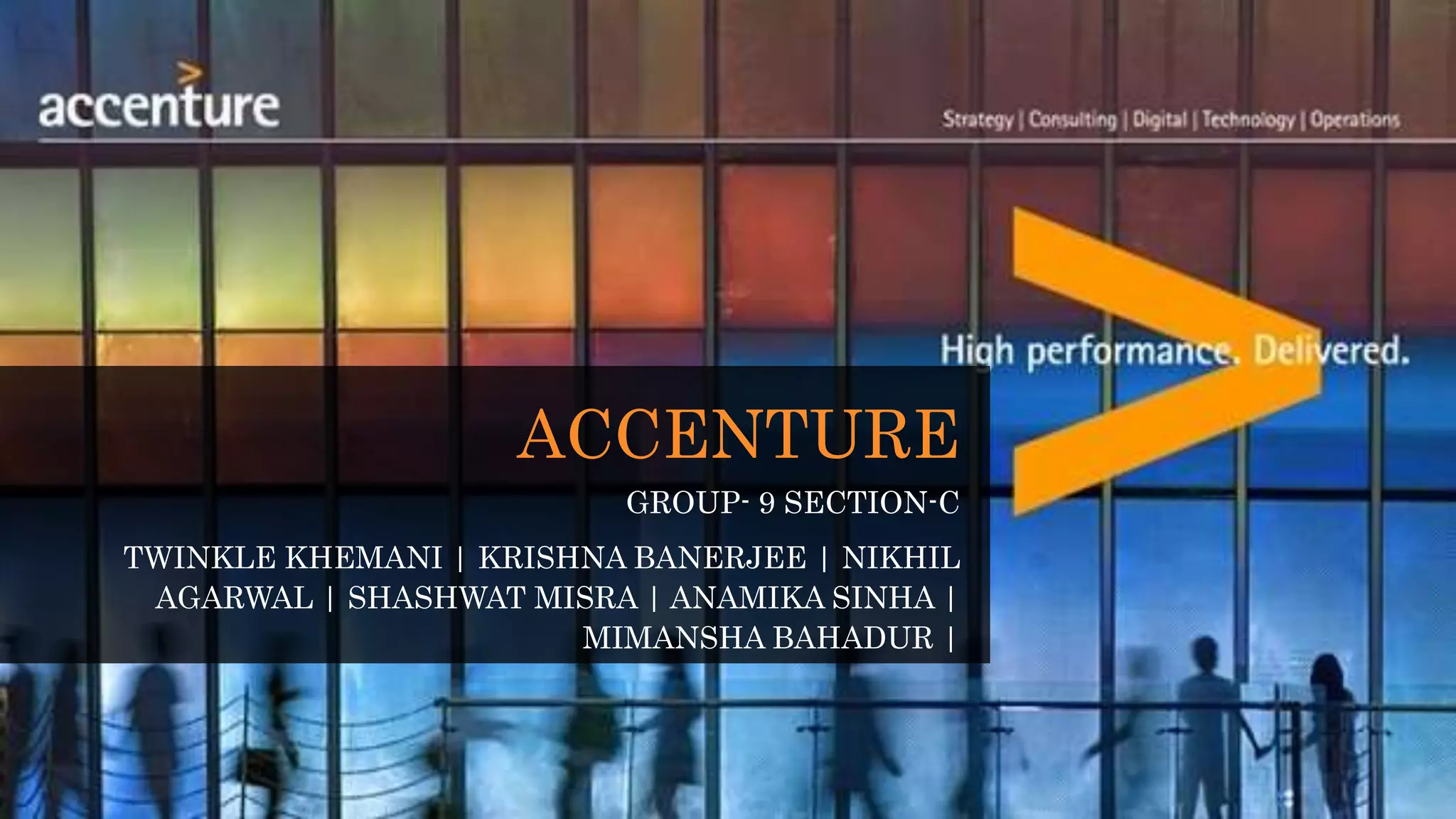 Accenture Presentation of HRM | PPTX