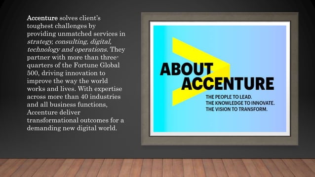 Accenture Presentation of HRM | PPTX | Human Resources | Business