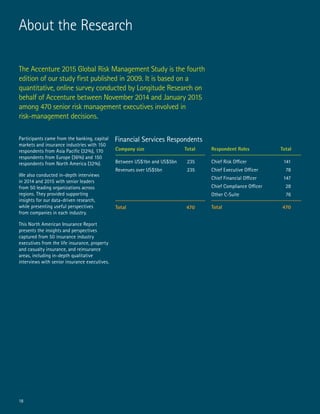 Accenture 2015 Global Risk Management Study North American Insurance