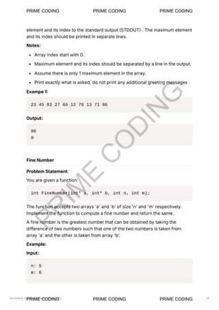 accenture Advanced coding questiosn for online assessment preparation | PDF