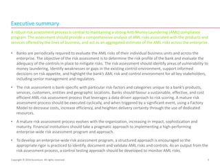 Anti-Money Laundering (AML) Risk Assessment Process | PPTX