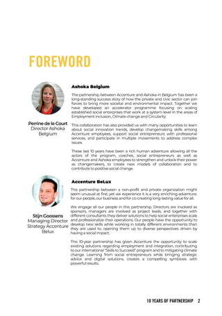 Accenture - Ashoka : 10 years of partnership | PDF