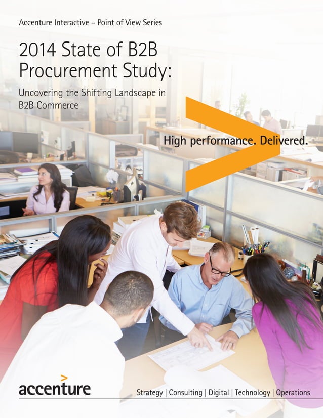 Accenture b2 b-procurement-study 2014 | PDF