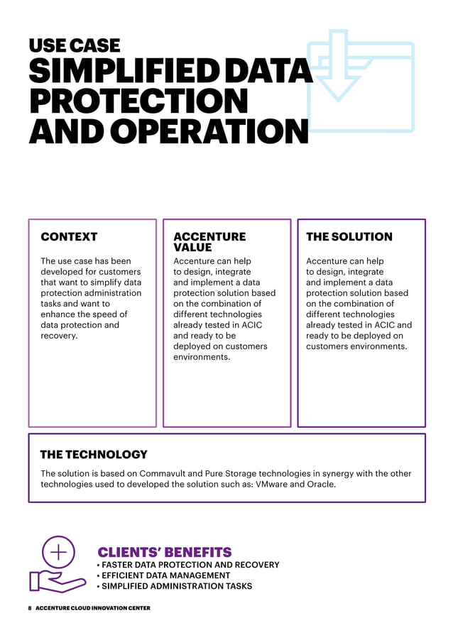 Accenture: ACIC Rome & Commvault | PDF