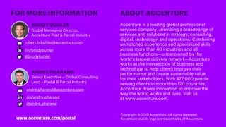 Cross Border: The Disruptive Frontier (Accenture Post and Parcel ...
