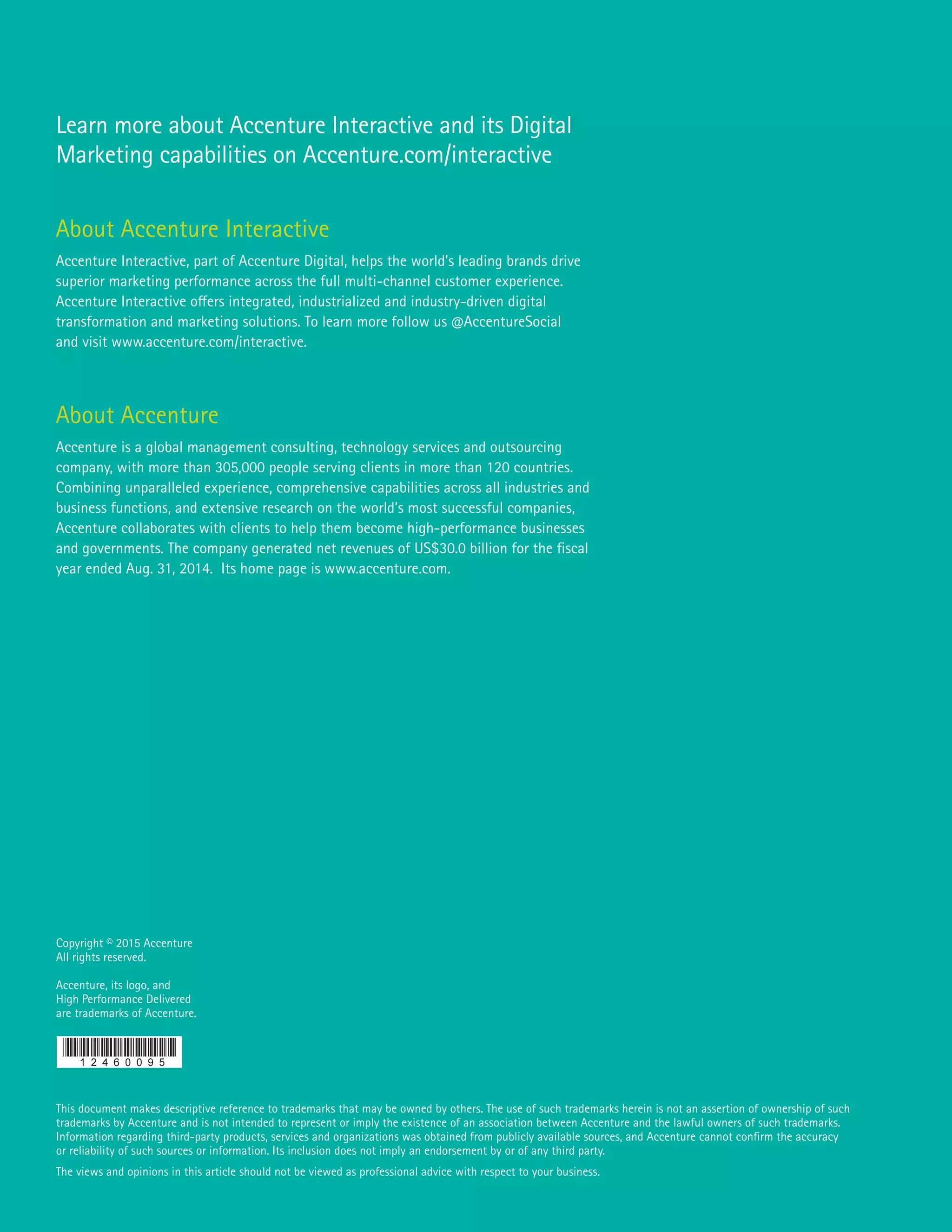 Accenture Digital - Customer Engagement | PPT
