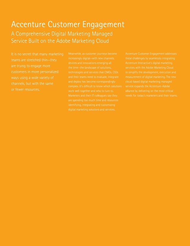 Accenture Digital - Customer Engagement | PPT