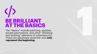 From Cybersecurity to Cyber Resilience | PDF