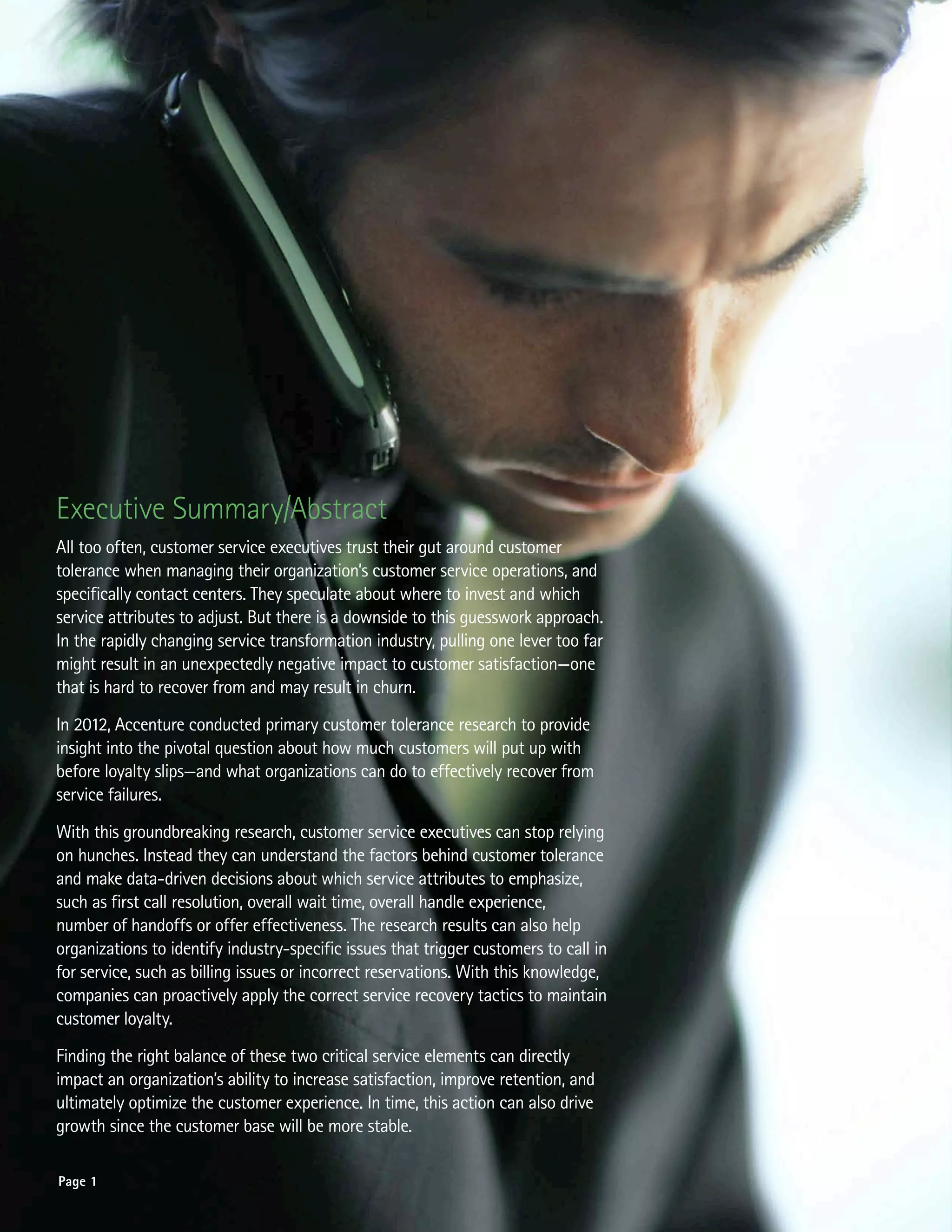 Accenture: Data-driven-insights optimize-service-experience | PDF