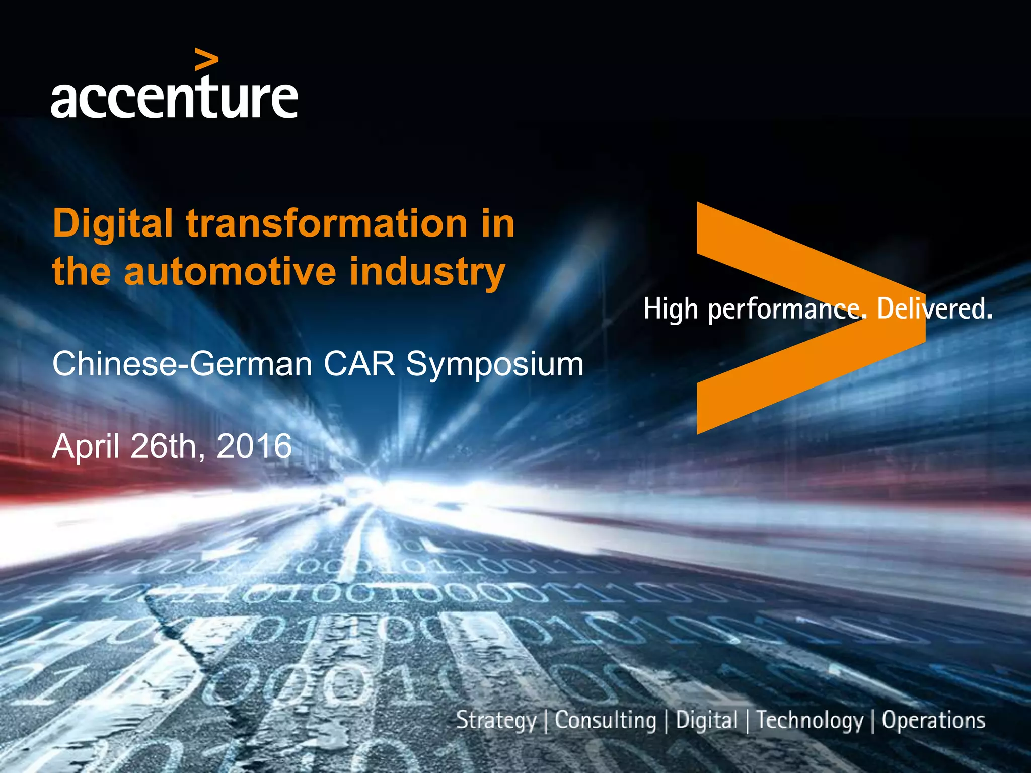 Digital Transformation in Automotive Industry Chinese-German CAR ...