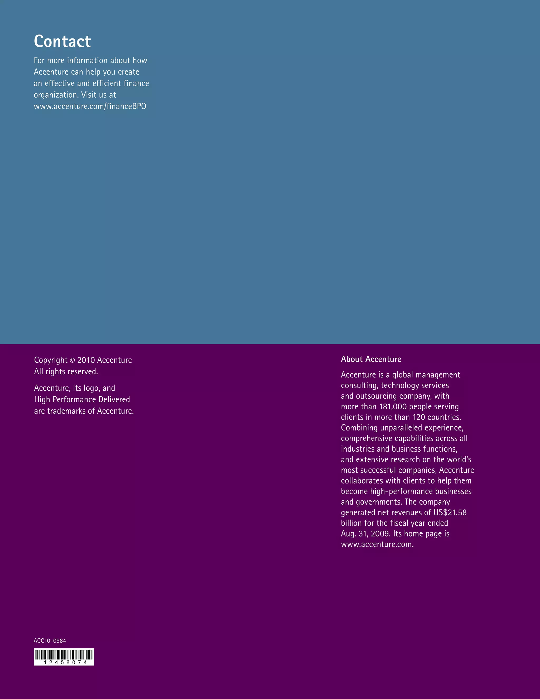 Accenture finance-and-accounting-bpo-services-brochure-v2 | PDF