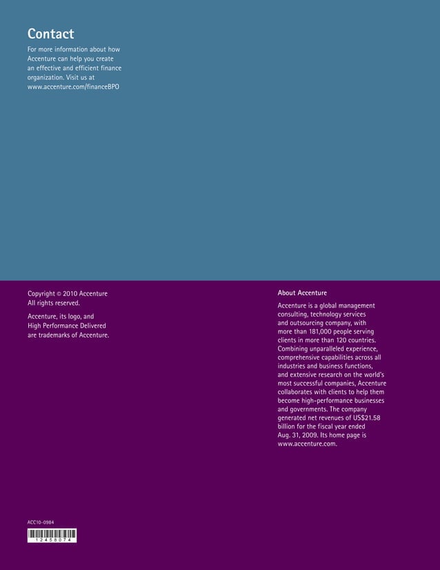 Accenture finance-and-accounting-bpo-services-brochure-v2 | PDF ...