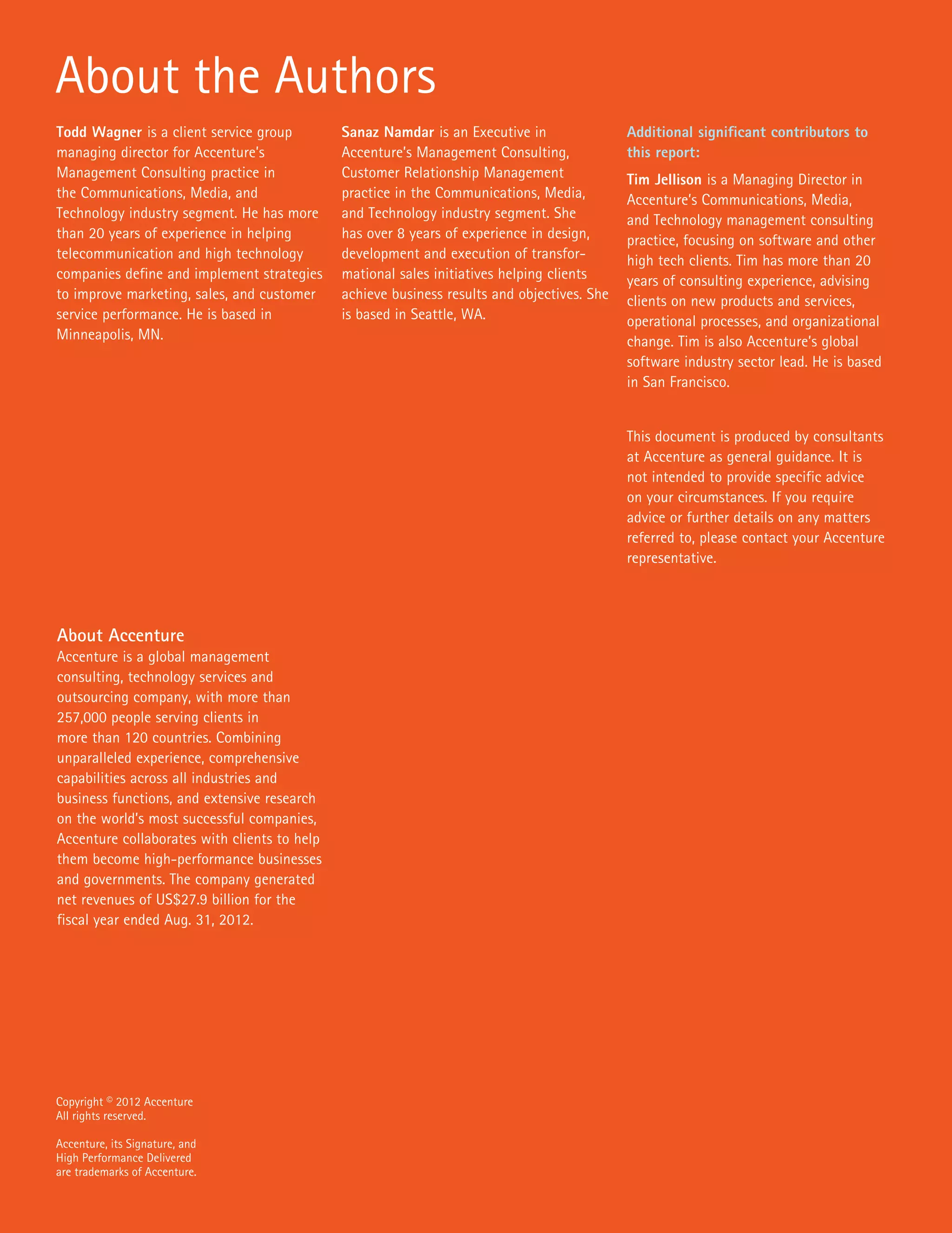 Accenture from on premise to the cloud | PDF