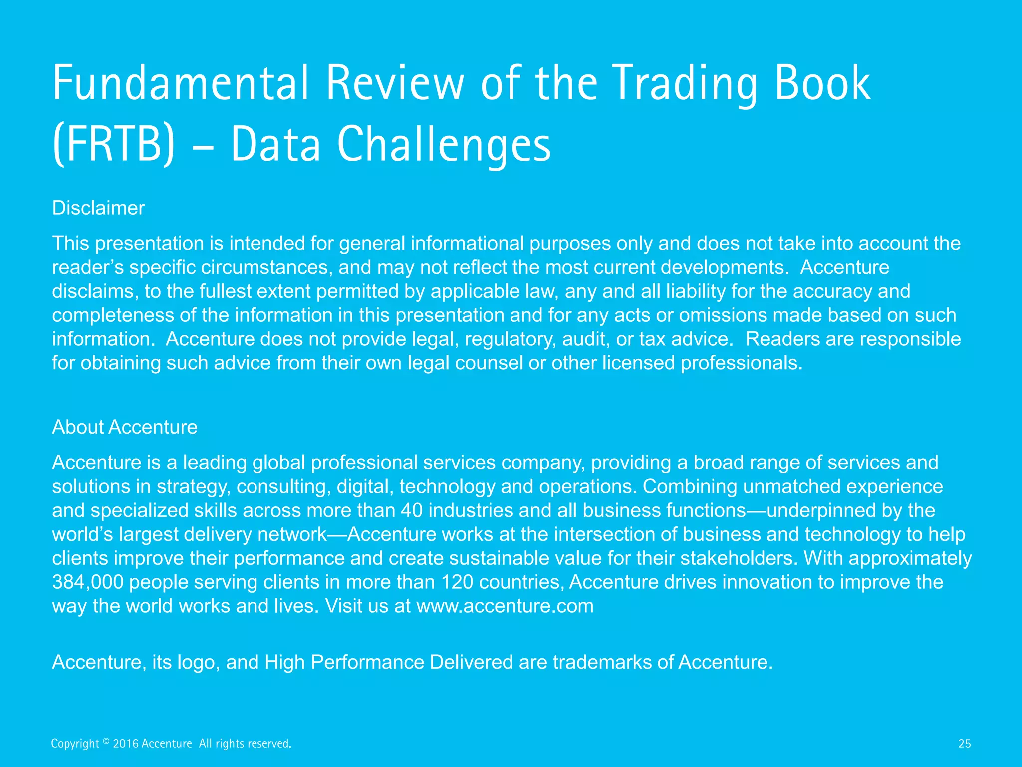 Fundamental Review of the Trading Book (FRTB) – Data Challenges | PDF