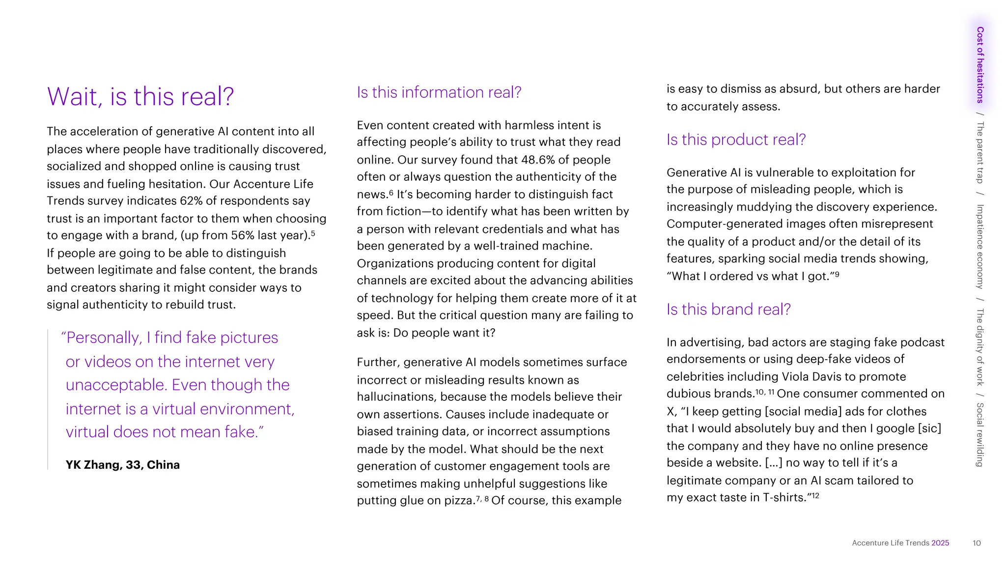Accenture Life Trends 2025 Report biznes społeczeństwo | PDF
