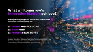 Public Service Innovation: Lessons from the Masters | PDF
