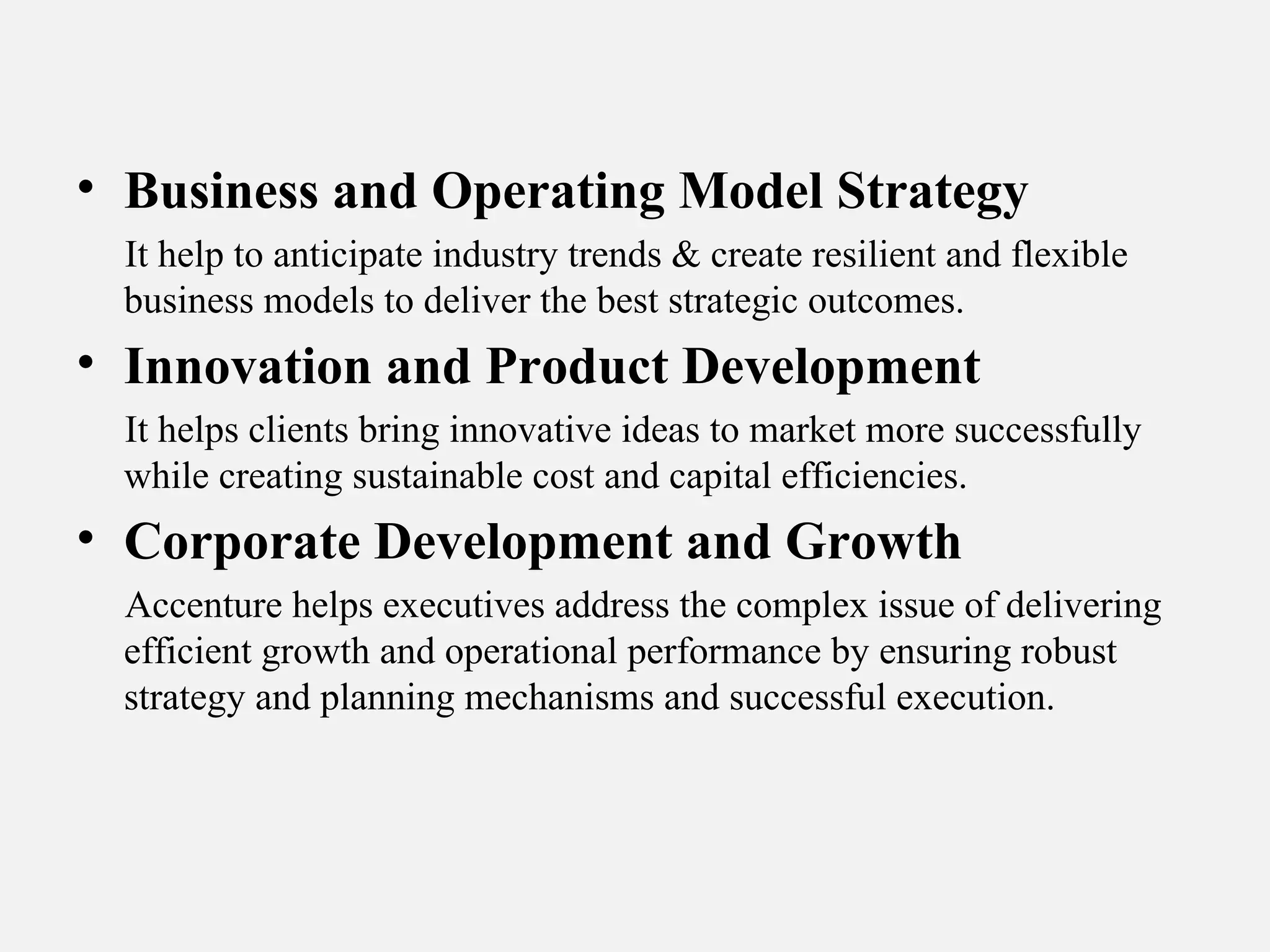 Accenture organisational design and structure of formalisation | PPT
