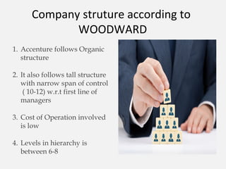 Accenture organisational design and structure of formalisation | PPT