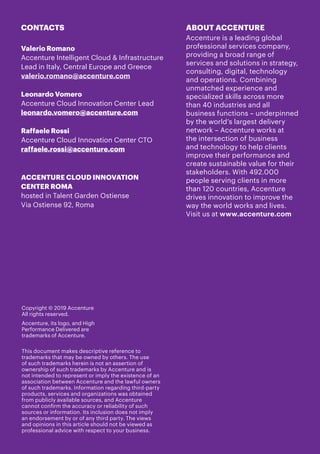 Accenture: ACIC Rome & Red Hat | PDF