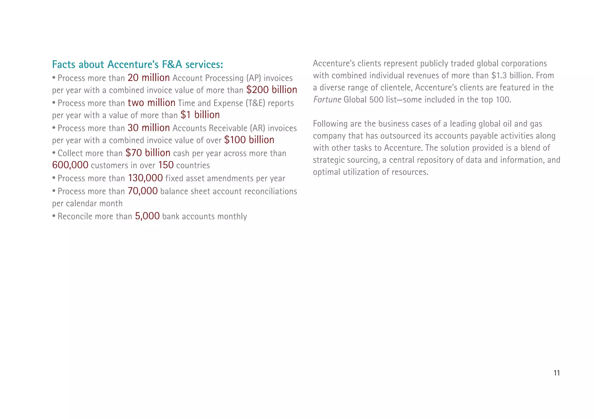 Accenture BPO brochure | PDF