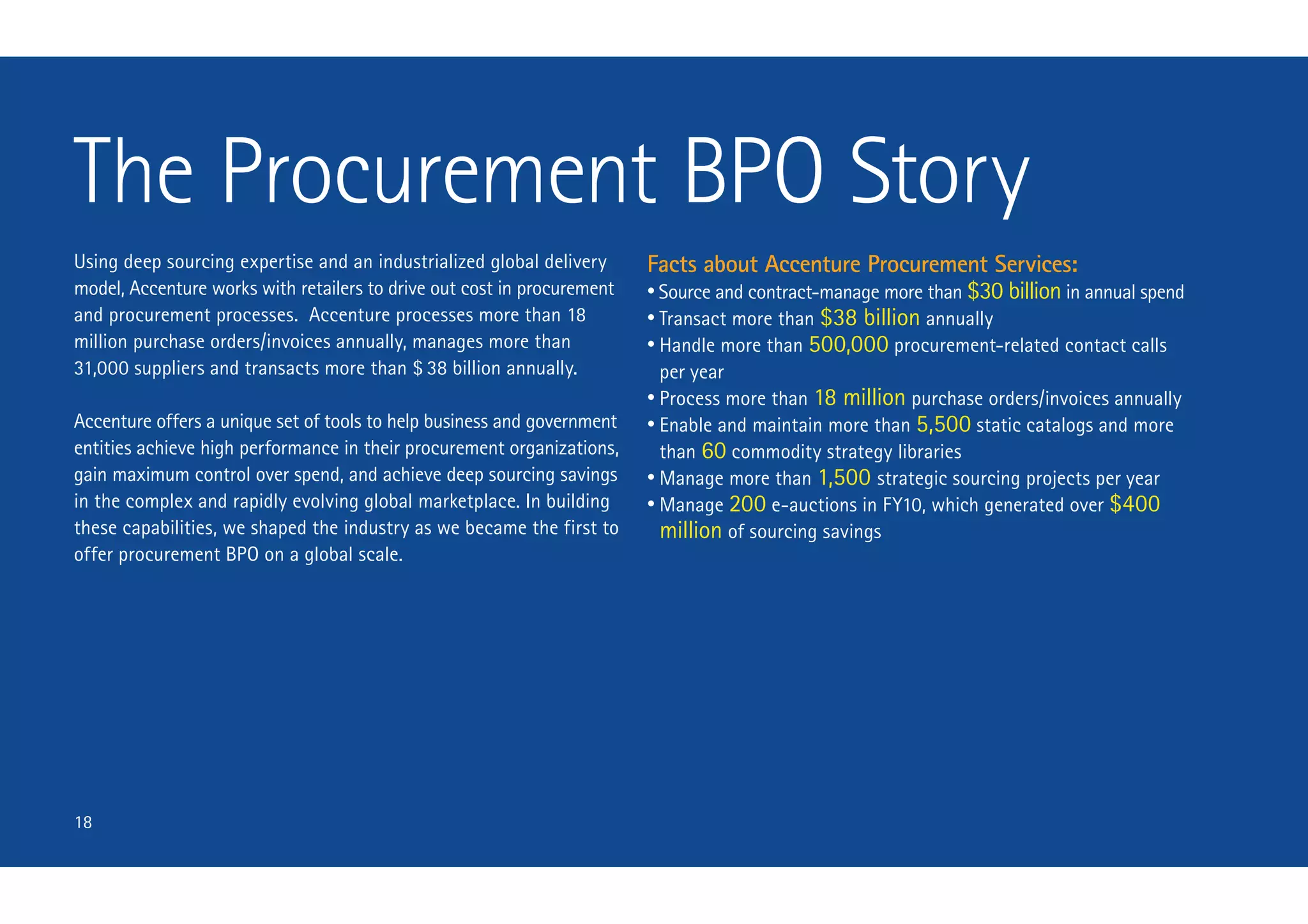 Accenture BPO brochure | PDF