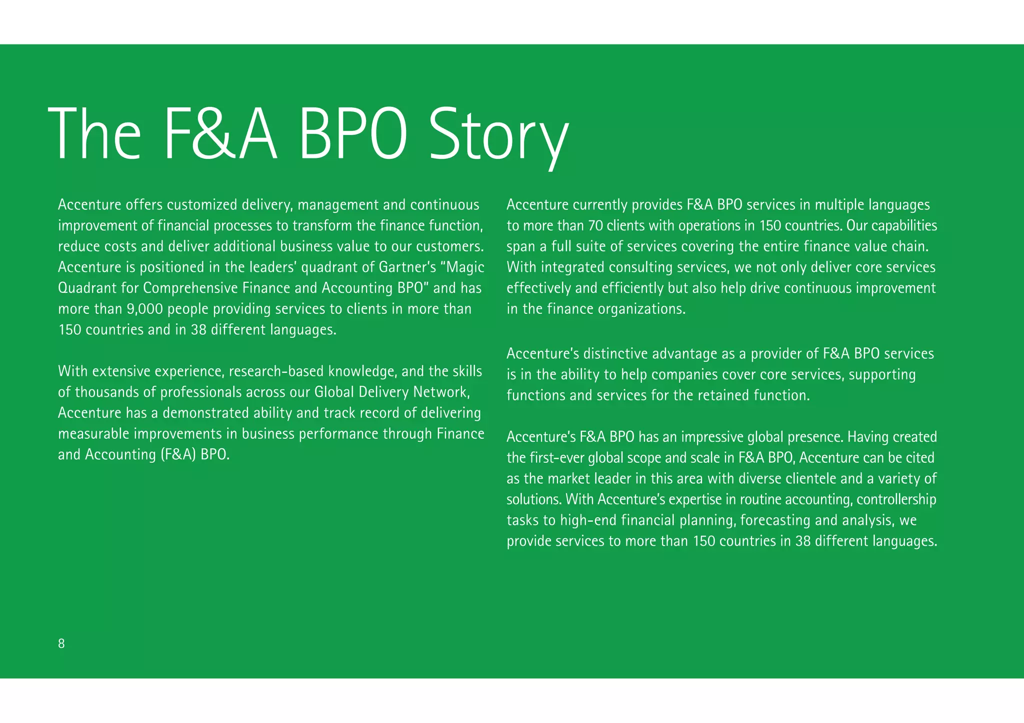 Accenture BPO brochure | PDF