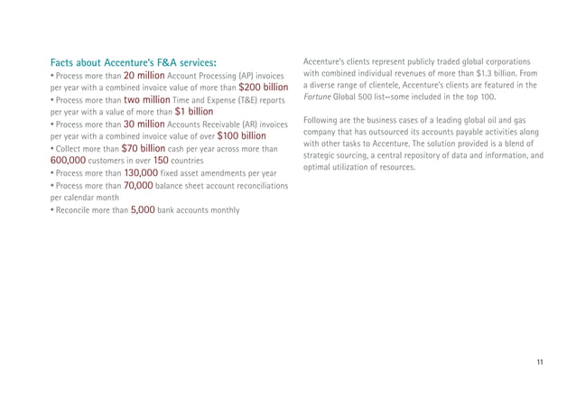 Accenture BPO brochure | PDF | Business Accounting & Finance | Business