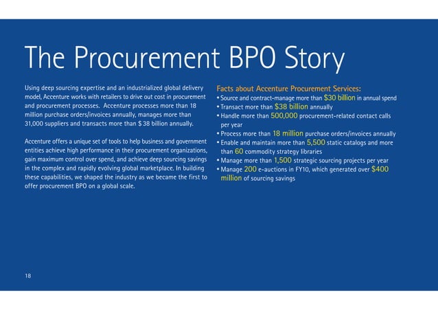 Accenture BPO brochure | PDF | Business Accounting & Finance | Business