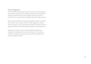 Accenture BPO brochure | PDF