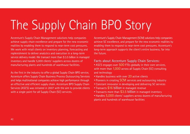 Accenture BPO brochure | PDF | Business Accounting & Finance | Business