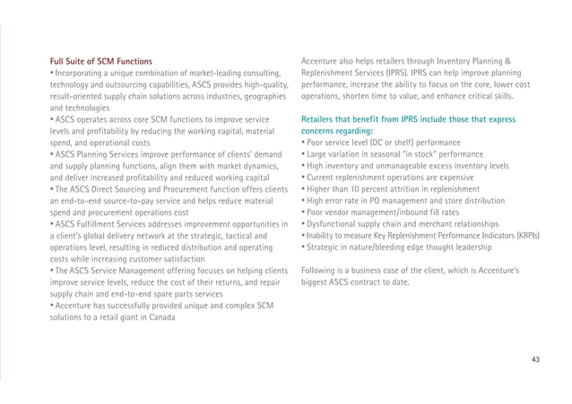 Accenture BPO brochure | PDF | Business Accounting & Finance | Business