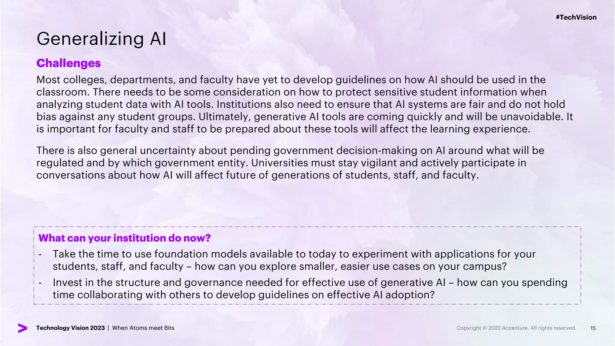 Accenture Technology Vision - How the trends apply to higher education ...