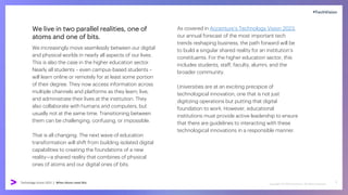 Accenture Technology Vision - How the trends apply to higher education ...