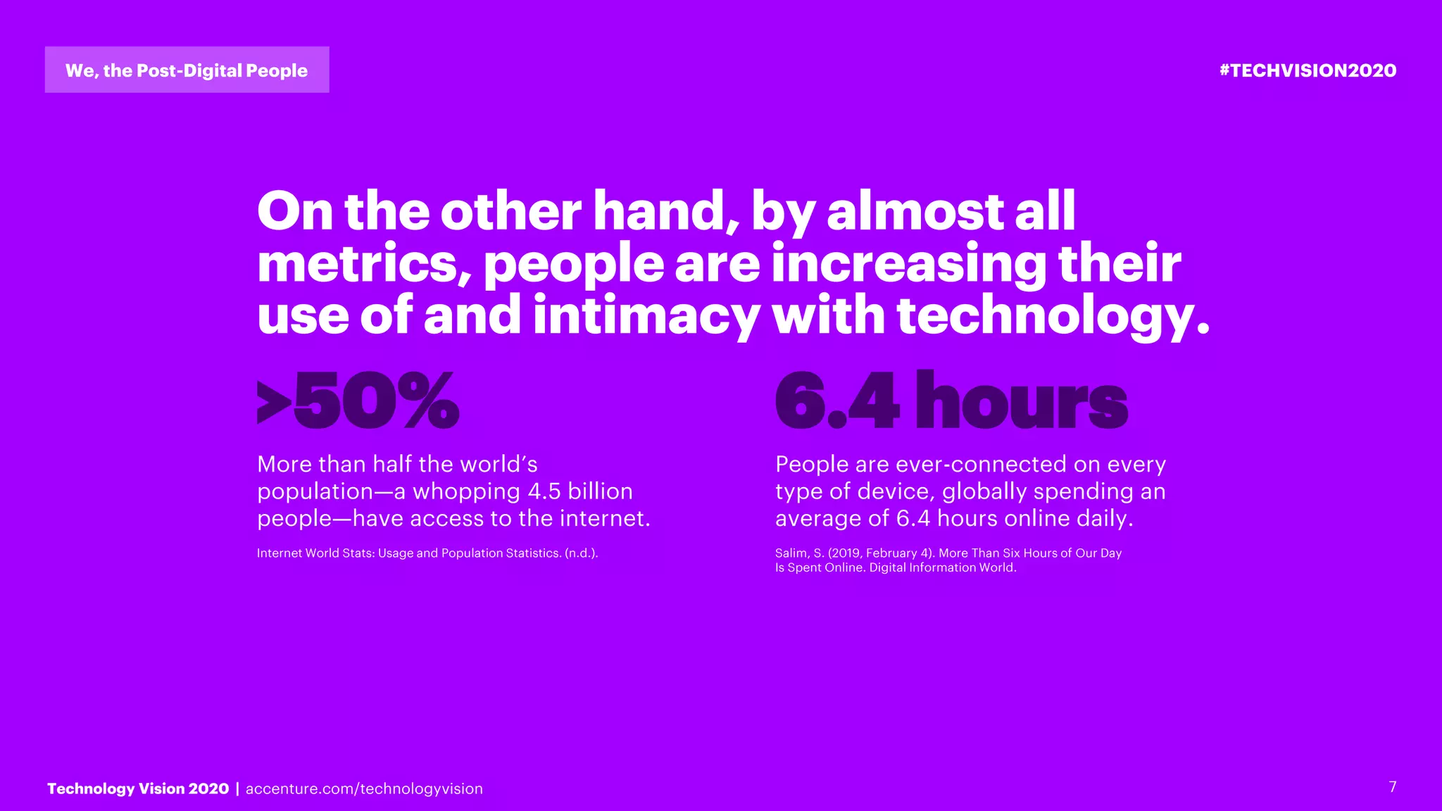 Accenture Tech Vision 2020 - Overview | PDF