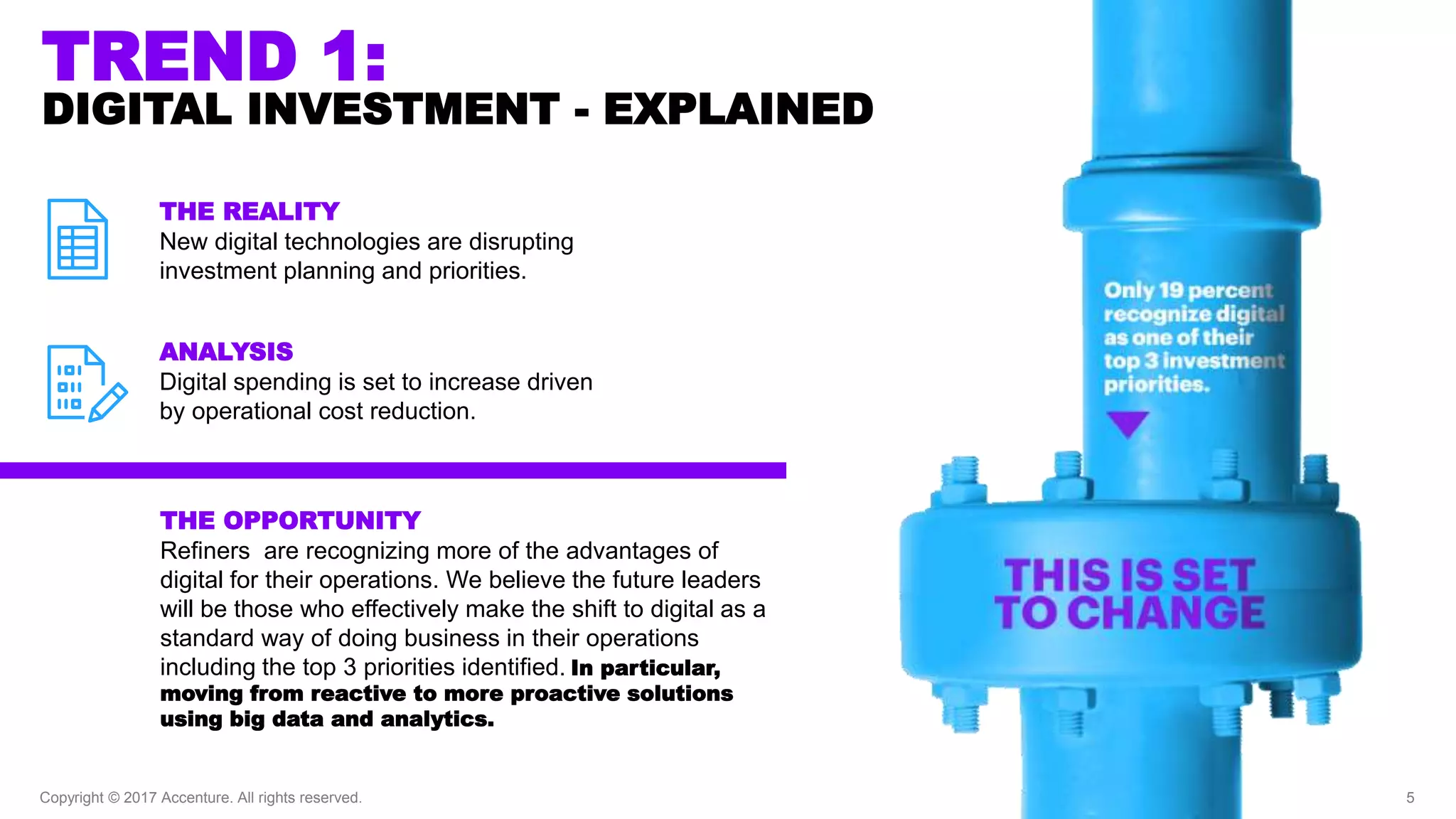 The Connected Refinery – Accenture 2017 Digital Refining Survey | PPTX