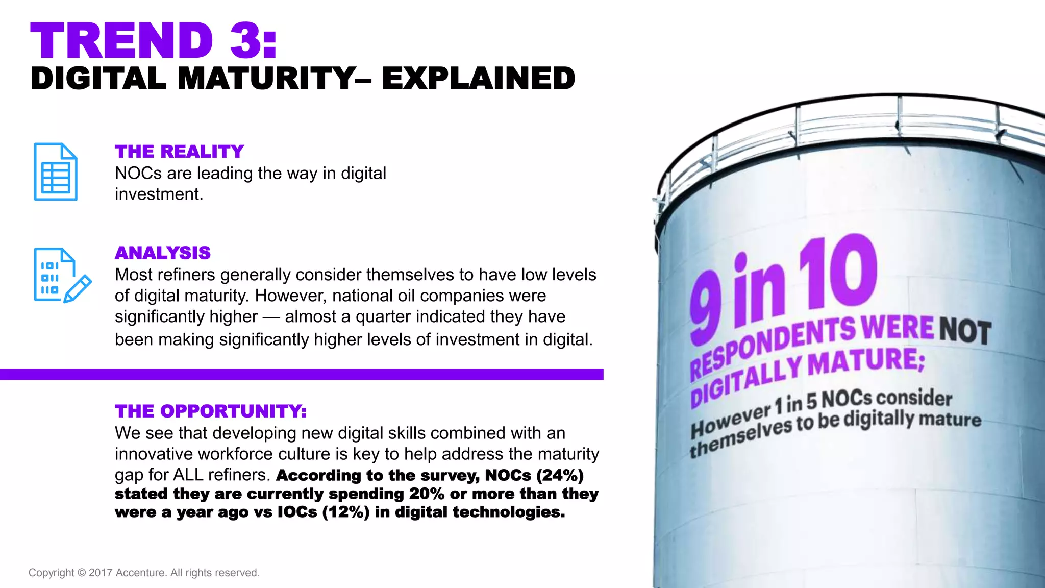 The Connected Refinery – Accenture 2017 Digital Refining Survey | PPTX