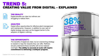 The Connected Refinery – Accenture 2017 Digital Refining Survey | PPTX